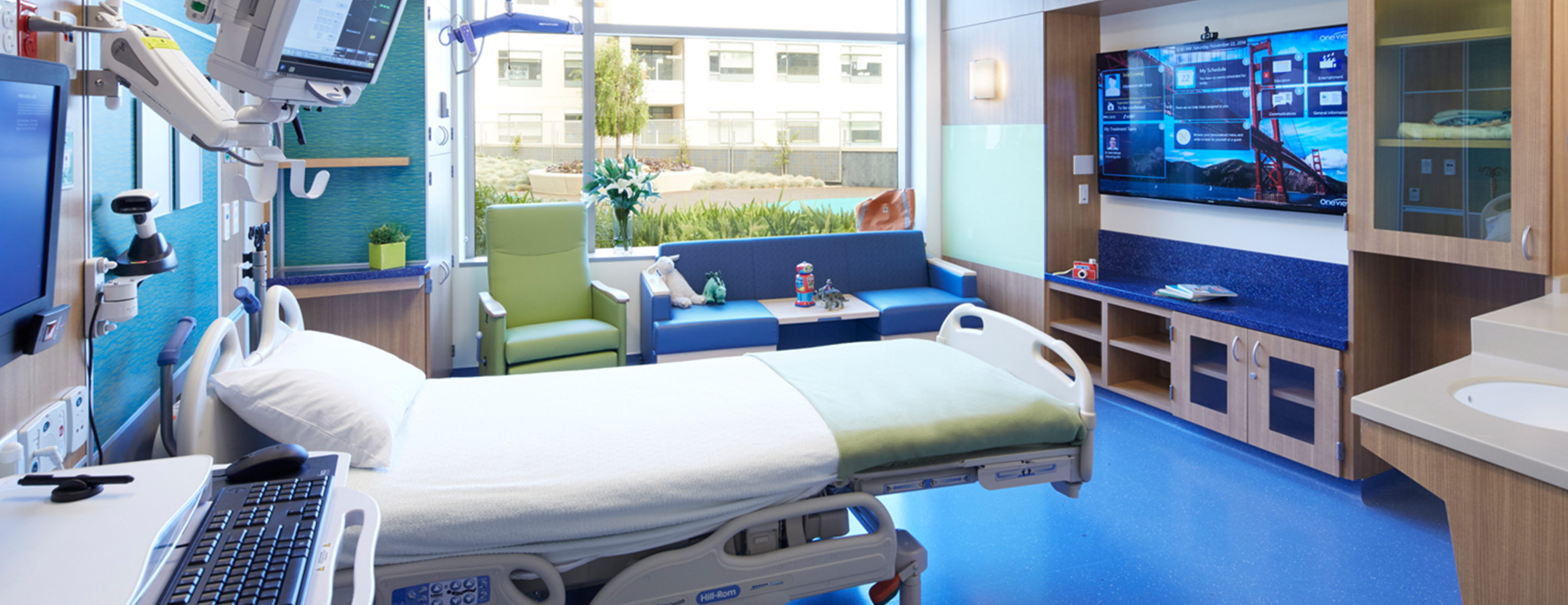 Patient Rooms in UCSF Benioff Children's Hospital San Francisco | UCSF ...